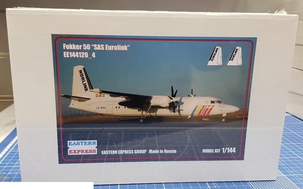 ЕЕ144126_4 Пас. самолет Fokker F-50 SAS Eurolink