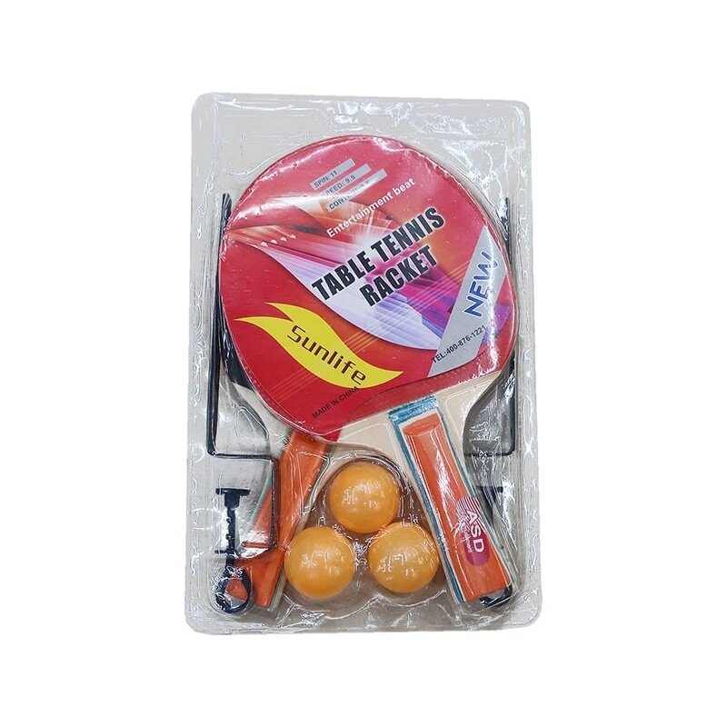 Набор для настольного тенниса Рыжий кот 2 ракетки, 3 шарика, в блистере (AN01001)