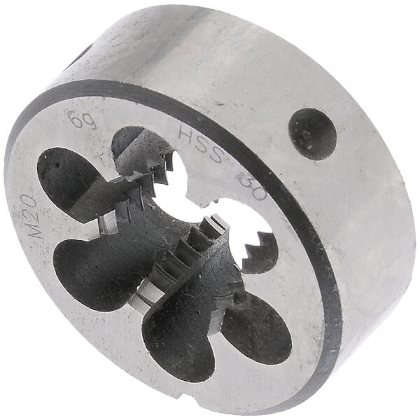 Плашка М20х2,5 GQ03729 круглая Giess\Quanz