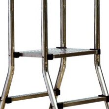 Платформа из нержавеющей стали для лестницы Junli Pipe 05522, цена - за 1 шт