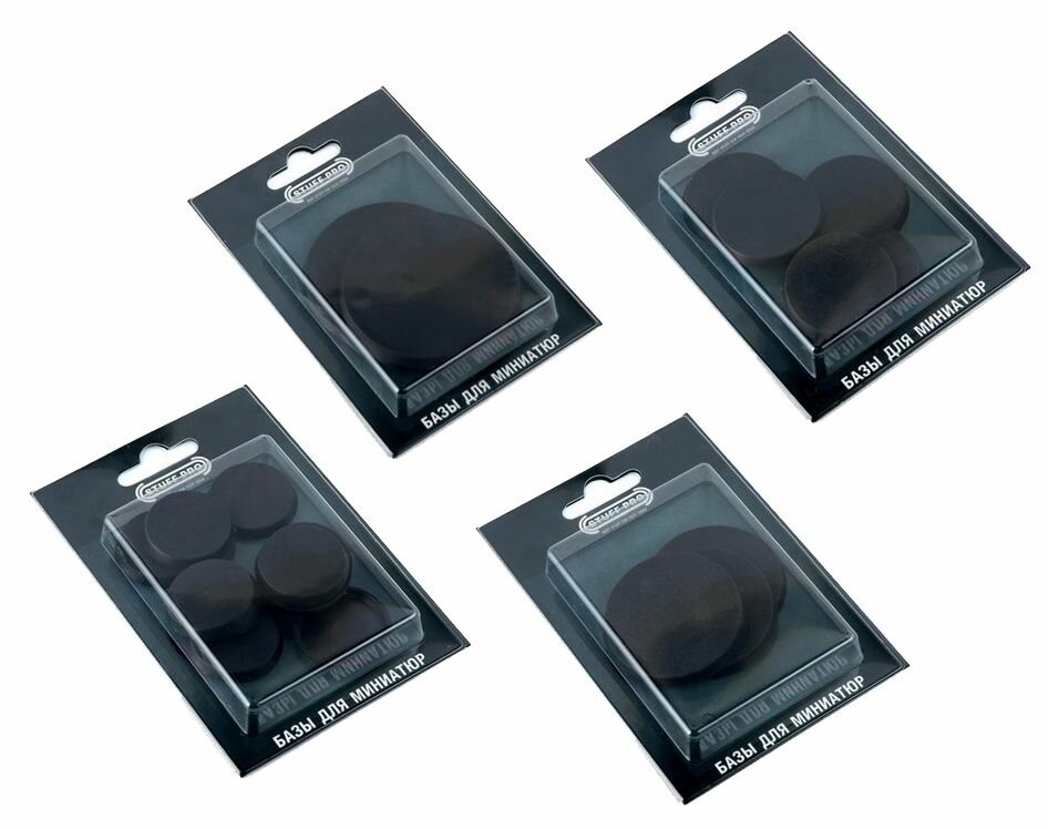 4 набора круглых подставок STUFF-PRO (32, 40, 50, 60 мм)