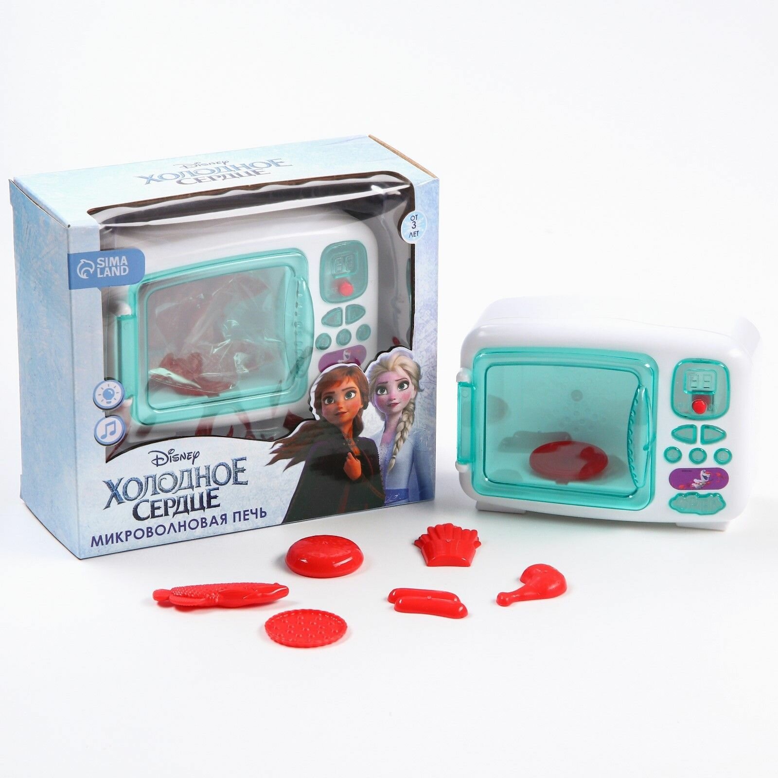 Микроволновая печь Frozen, Холодное сердце, звук, свет