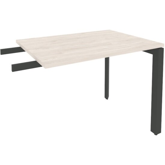 Брифинг-приставка Riva CHAIR на П-образном м/к O. MP-BR-9 Денвер светлый/Антрацит металл 980*720*750 Onix