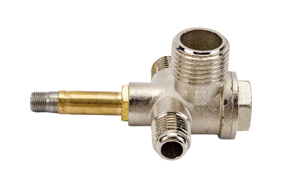 Pegas pneumatic Обратный клапан для компрессора резьба наружная 1/4", 1/4, 3/8" 4325