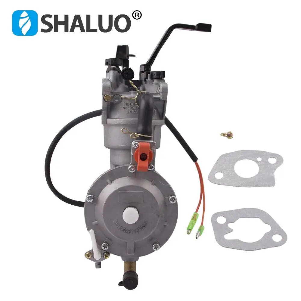 Двухтопливный карбюратор SHALUO LPG188/LPG190 для генератора 5-6.5 кВт