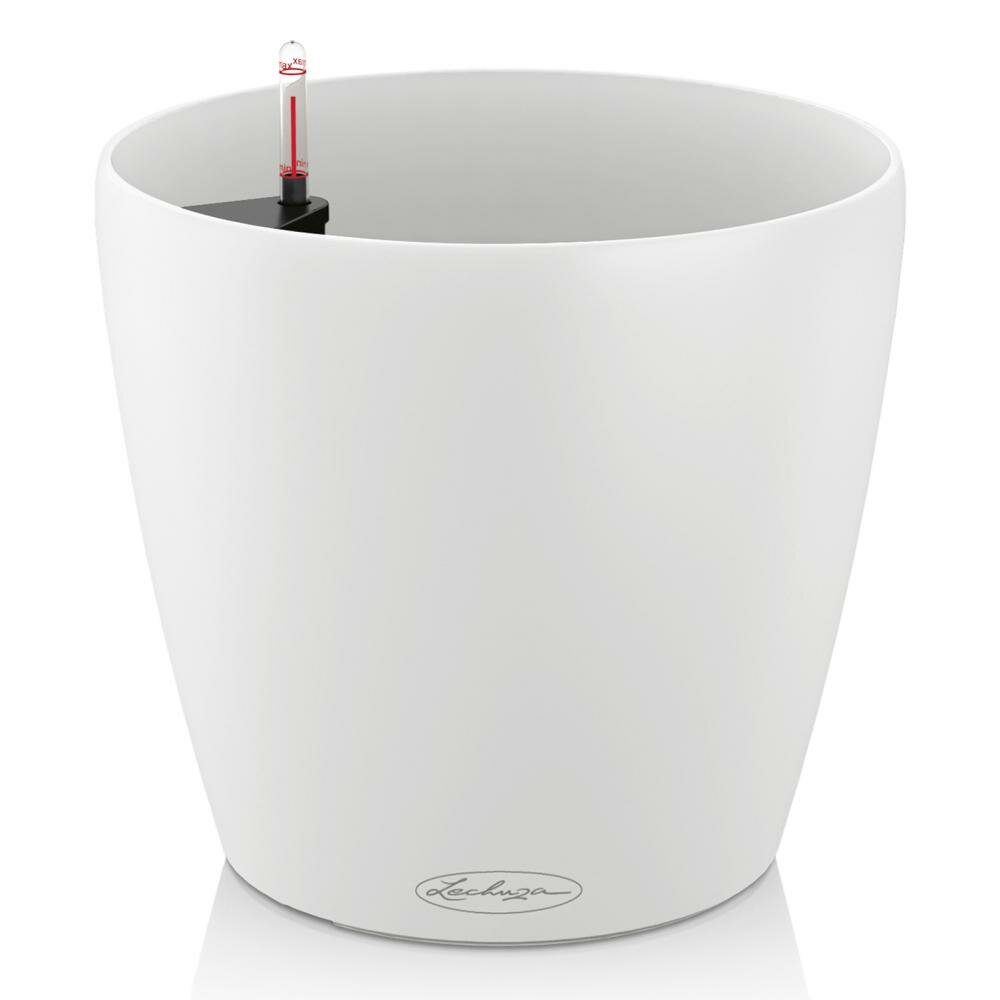 Кашпо Lechuza 13420 Кашпо LECHUZA Классико Колор 70 Белое все-в-одном арт. ZN-301355