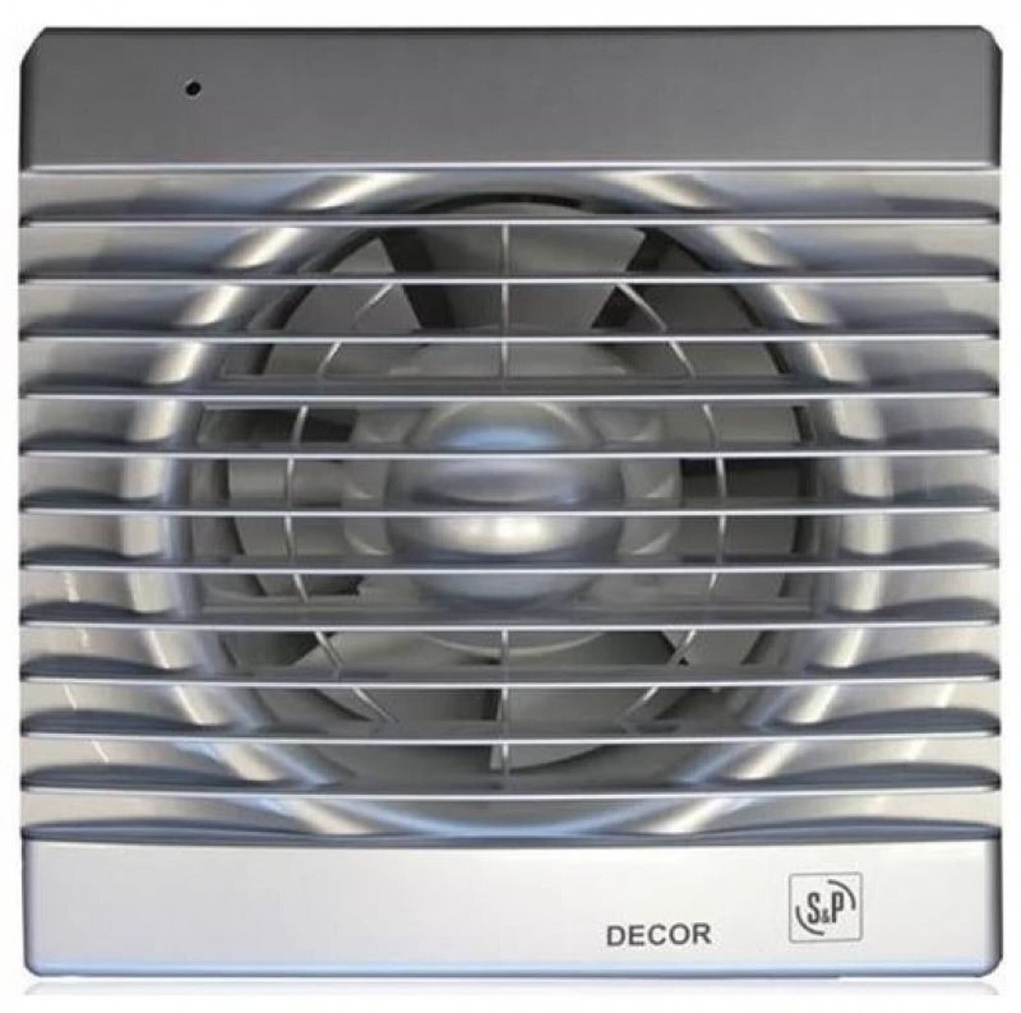 Вентилятор вытяжной Soler&palau Decor 100C SILVER 100 мм 13 Вт