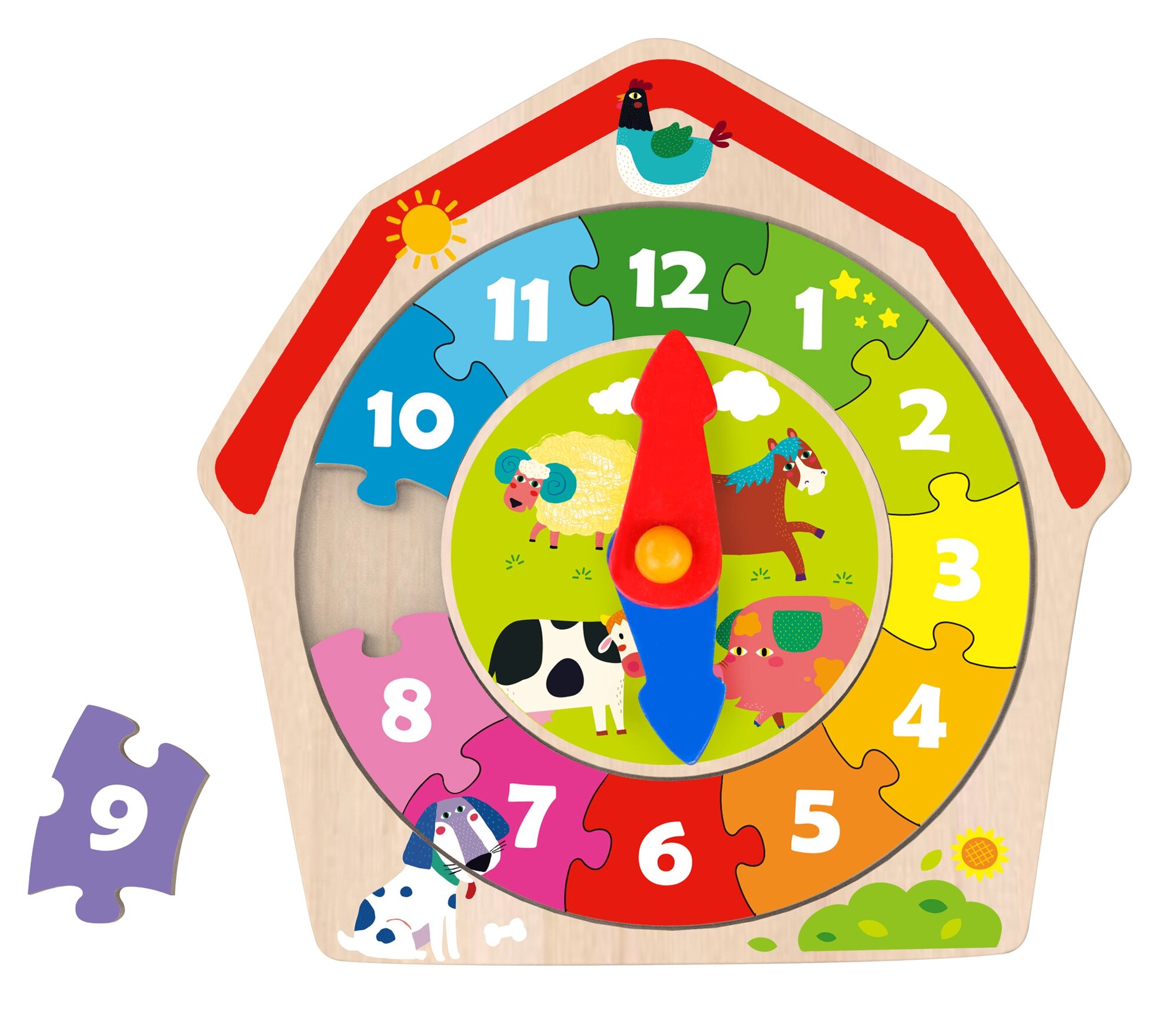 Пазл Tooky Toy деревянный