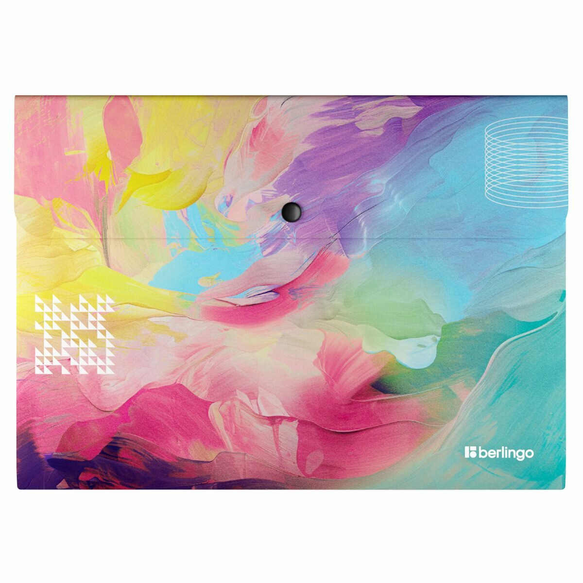 Папка-конверт на кнопке Berlingo Collision XS (А4, 330мкм, пластик) с рисунком (EFb_A4S19)