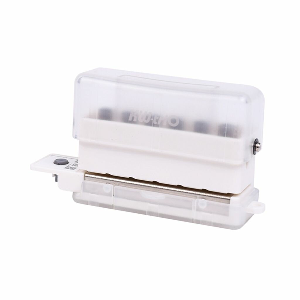 1 мини-перфоратор с шестью отверстиями для пробивки вкладышей-прозрачный цвет