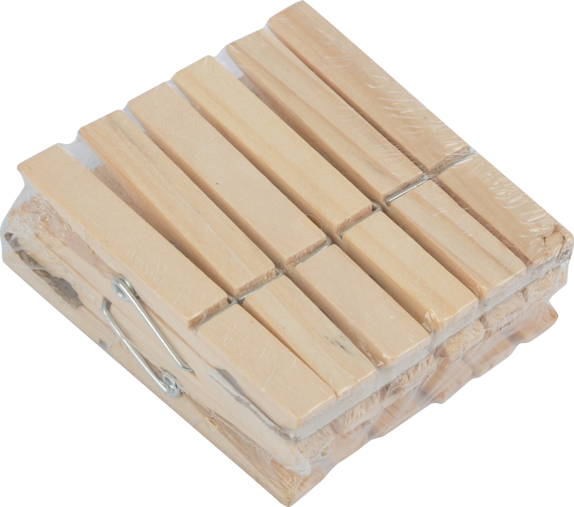 Набор прищепок деревянных, 12 шт