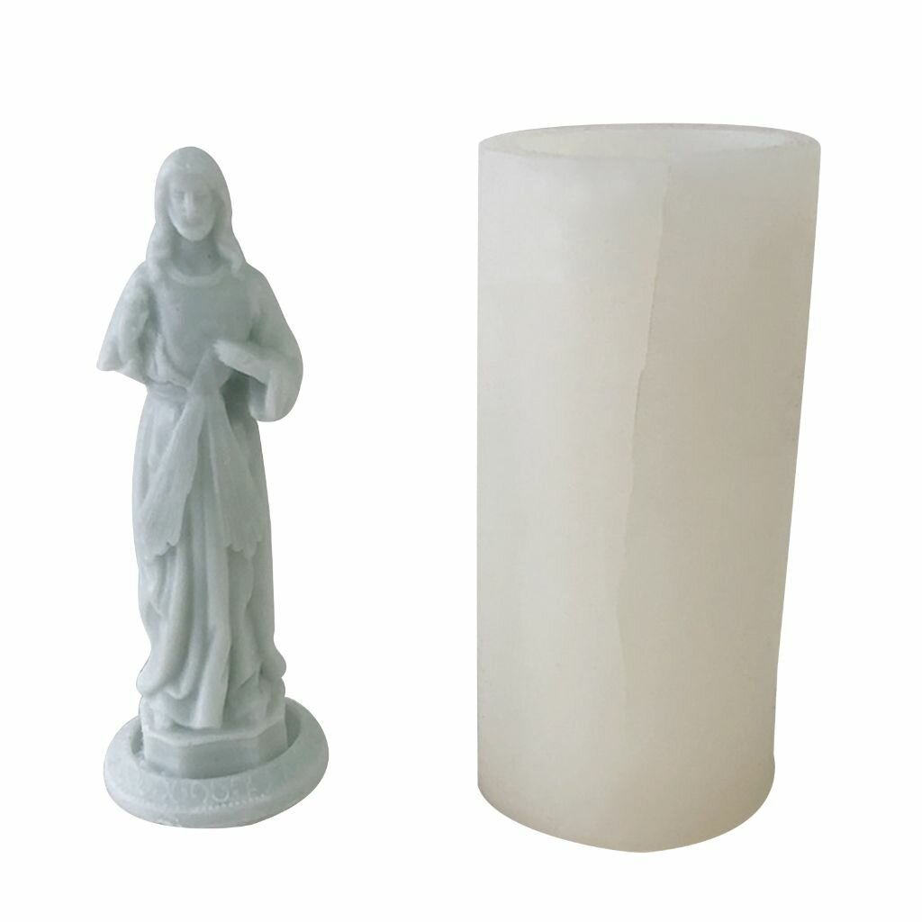 Силиконовая форма для свечей 3D Maria своими руками из гипса, эпоксидного мыла и гипсовой формы для поделок