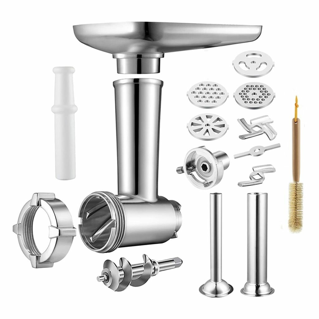 Насадка для мясорубки, аксессуар из нержавеющей стали, универсальная пластина, необходимые инструменты кухни