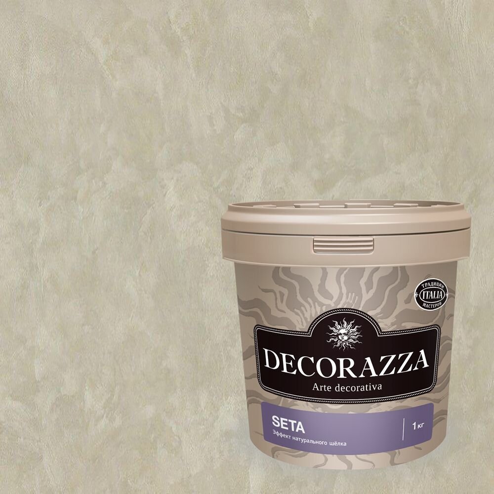 Декоративная штукатурка с эффектом натурального шелка Decorazza Seta (1кг) ST 11-191