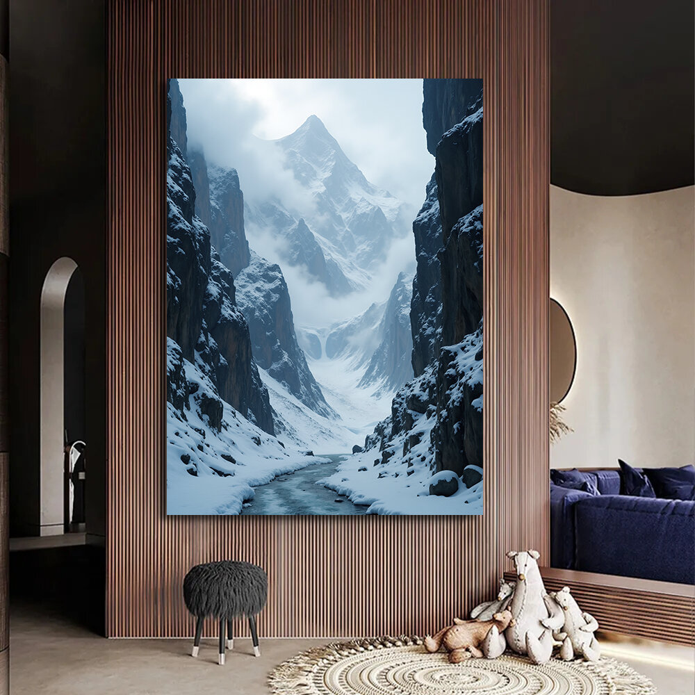 Горы / пейзаж, картина море / на стену, 40х60 см.