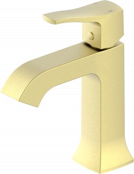 Смеситель для раковины Wonzon & Woghand WW-88018072-BG брашированное золото