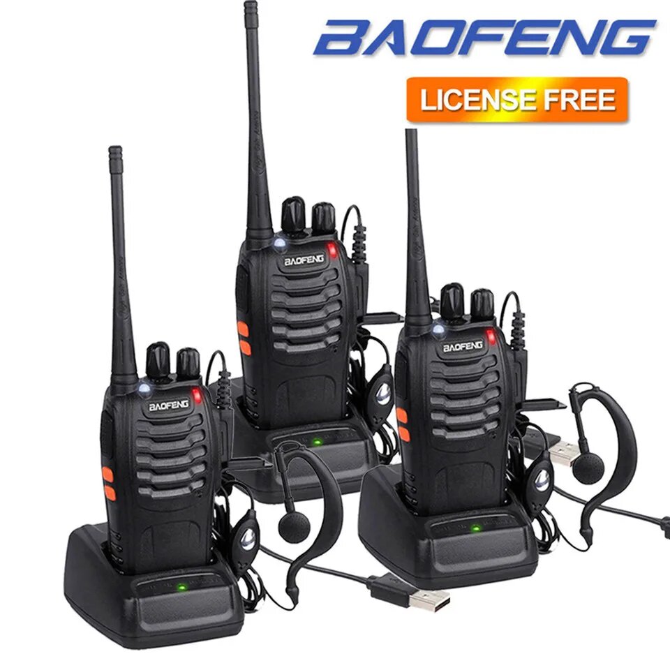 Портативная рация Baofeng BF-888S 3PCS