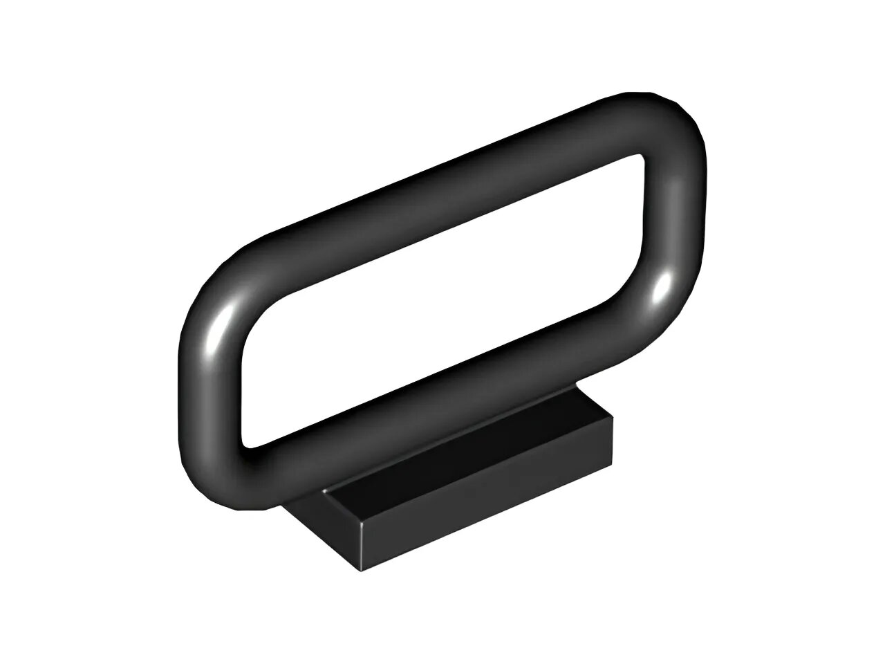 Деталь LEGO Bar 1 x 4 x 2 6187 Black U