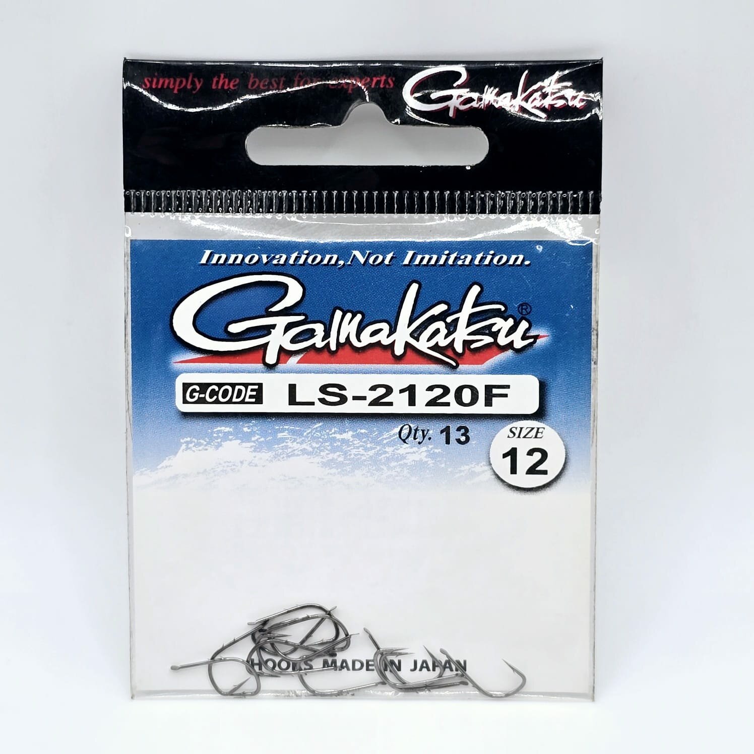 Крючок Gamakatsu серия "LS-2120" размер №12, количество 13 штук
