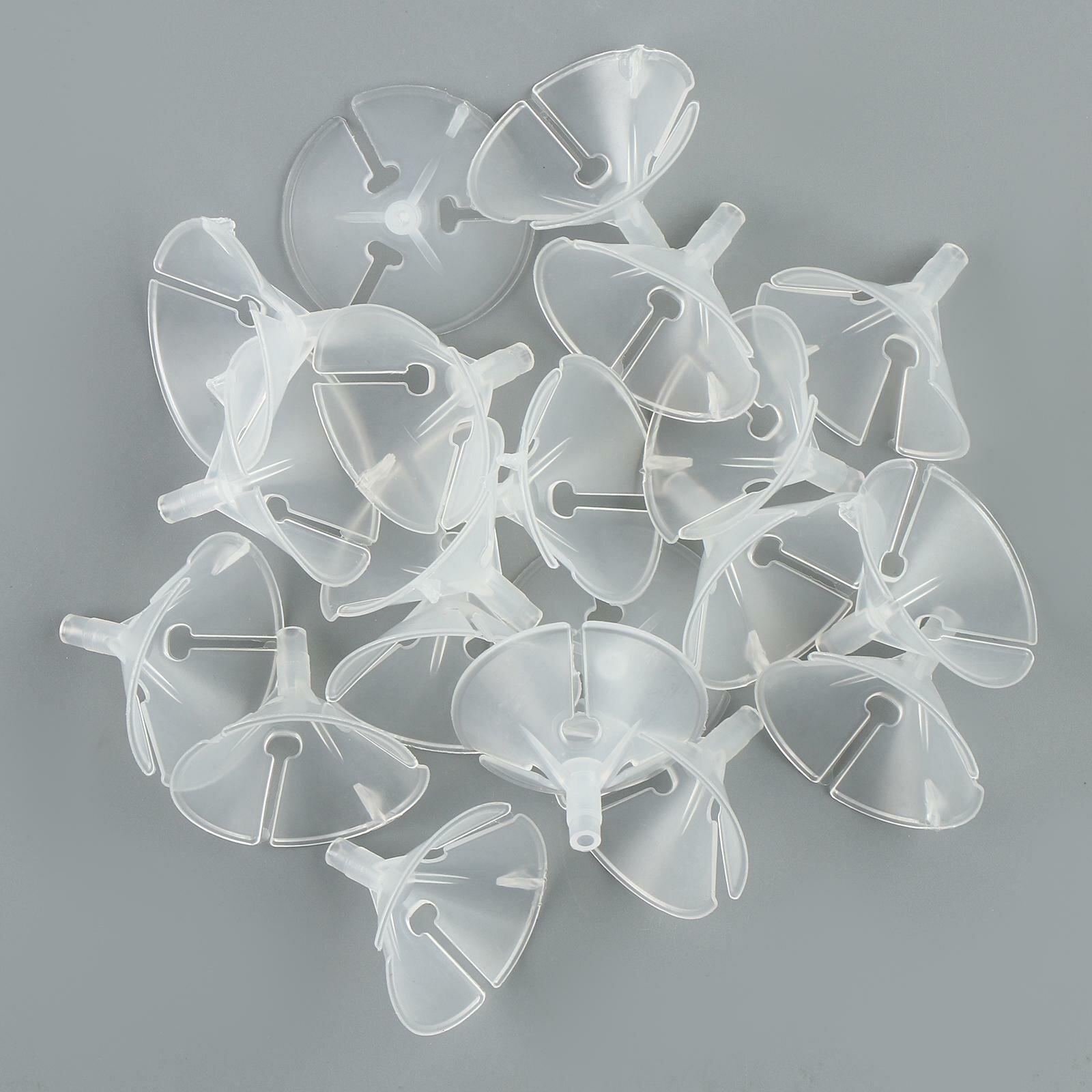 Держатель для шаров, для стоек, набор 20 шт, прозрачный, диаметр отверстия 0,25 см