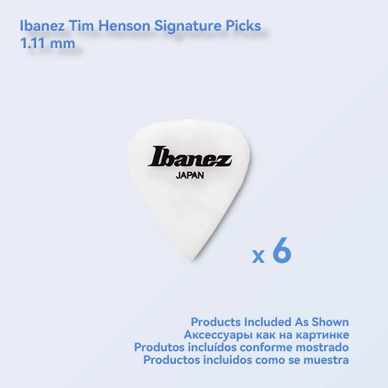 Ibanez медиаторы Tim Henson 1.11 мм 6 pieces