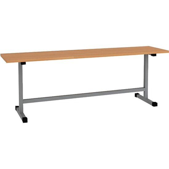 Скамья Focusnic 1200х300х420 мм, каркас металлический, серый, сиденье ЛДСП бук