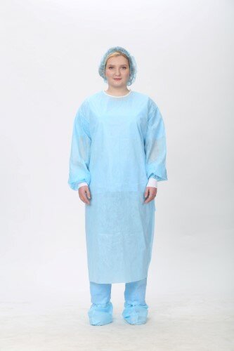 Халат ньюфарм Одноразовый нетканный стерильный р 52-54 пл.25 №1