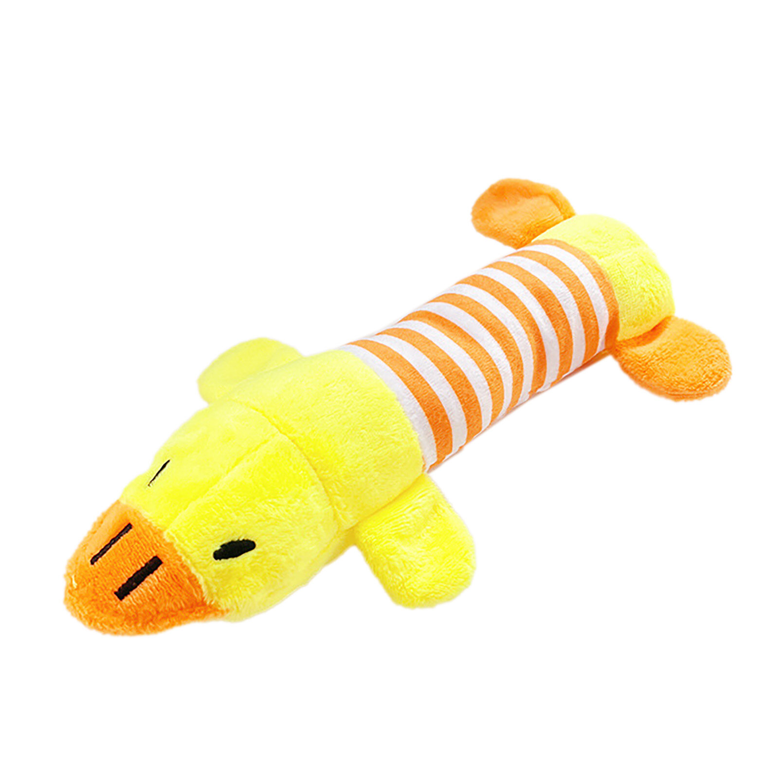 Плюшевая игрушка для собак: прямоугольная летающая утка, интерактивная, забавная, милая, с защитой от укусов, мягкая, подходит для собак и кошек.