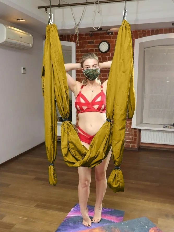 Секс Качели, Гамак, "Парящий Путь Любви", цвет желтый