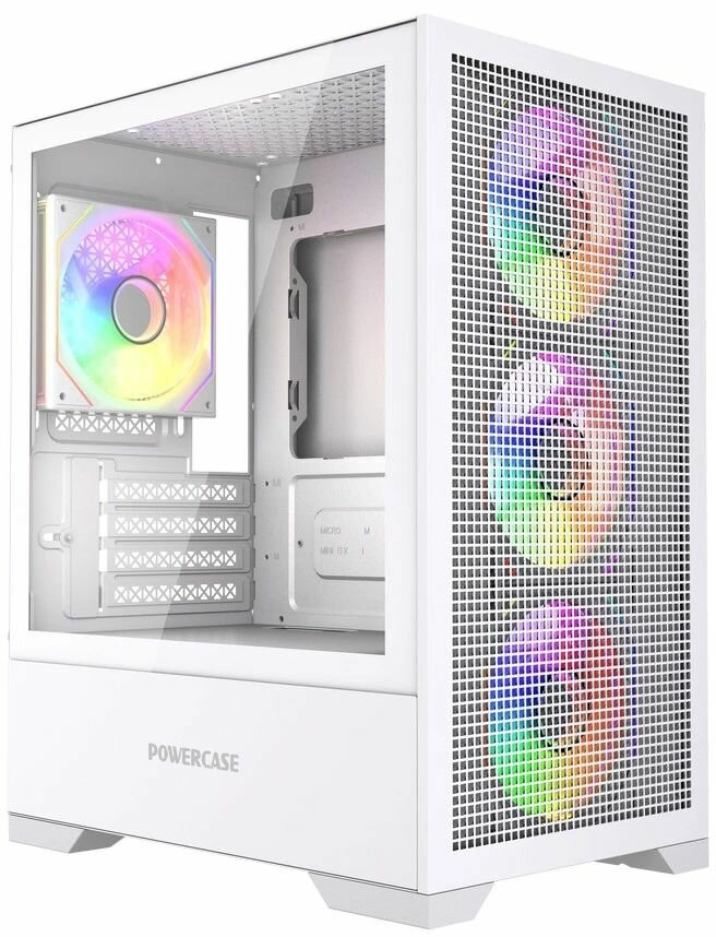 Корпус Powercase Mistral Micro B315W ARGB White