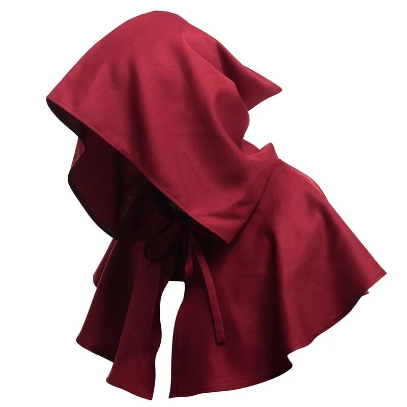 Костюм смерти из полиэстера Бордовый, Red Cape