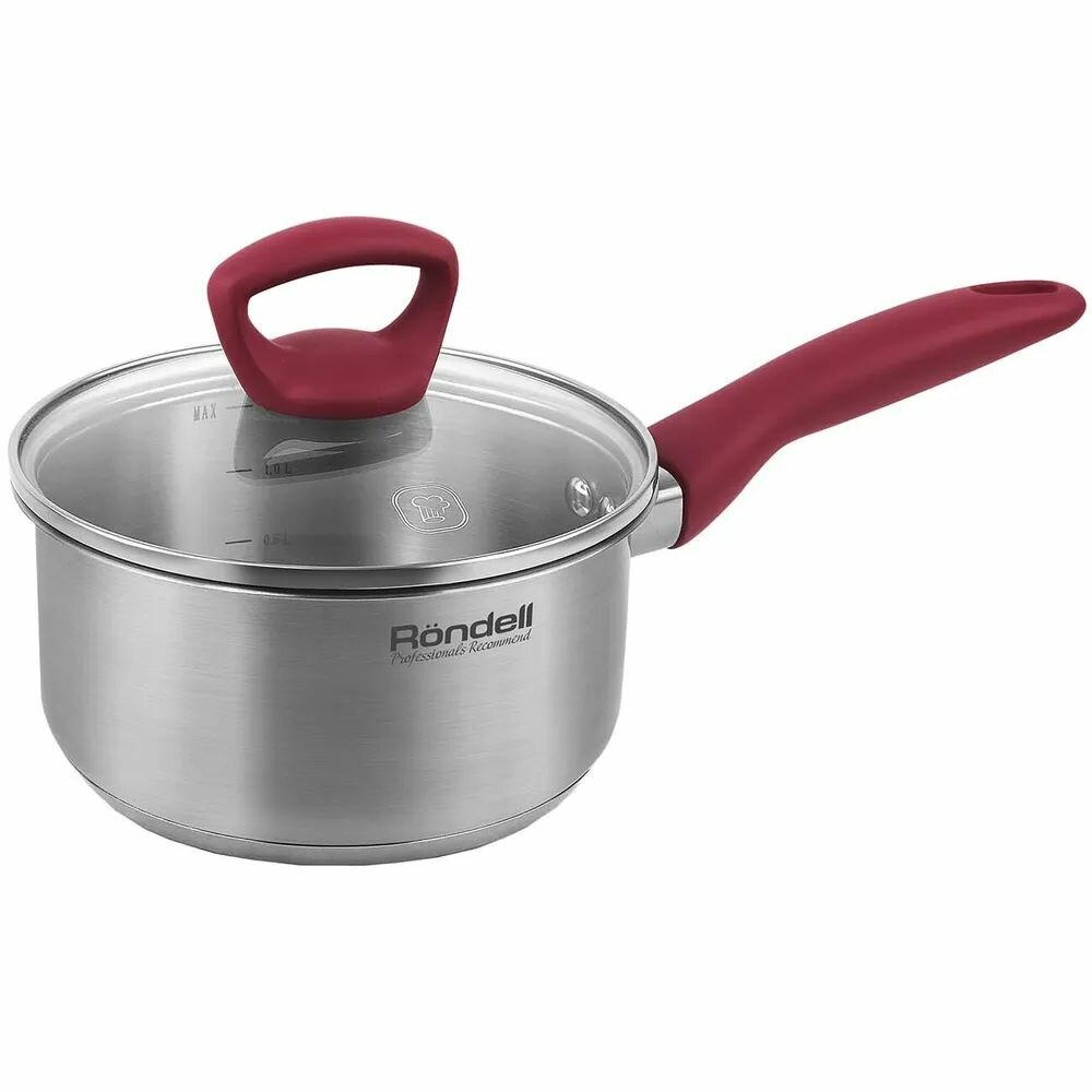 Ковш Rondell "Heidi" RDS-1111, нержавеющая сталь, тройное дно, 1,4 литра