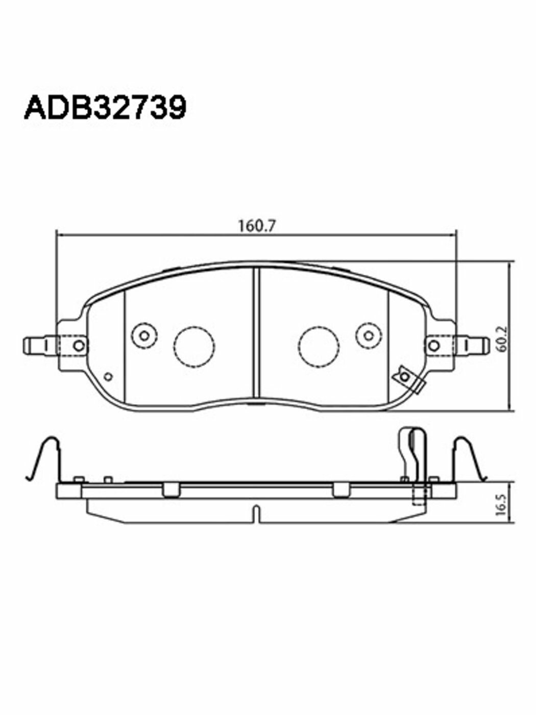 Тормозные колодки передние на Chery Arrizo 8 2022-, Geely Emgrand 2021-