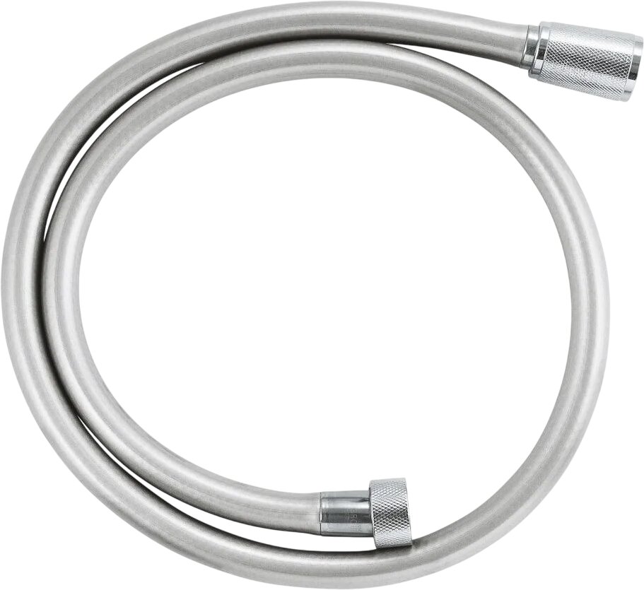 Душевой шланг Grohe Silverflex Long-Life 26334001 100 см, с антискручиванием, пластиковый, хром, глянцевый, шланг для душа
