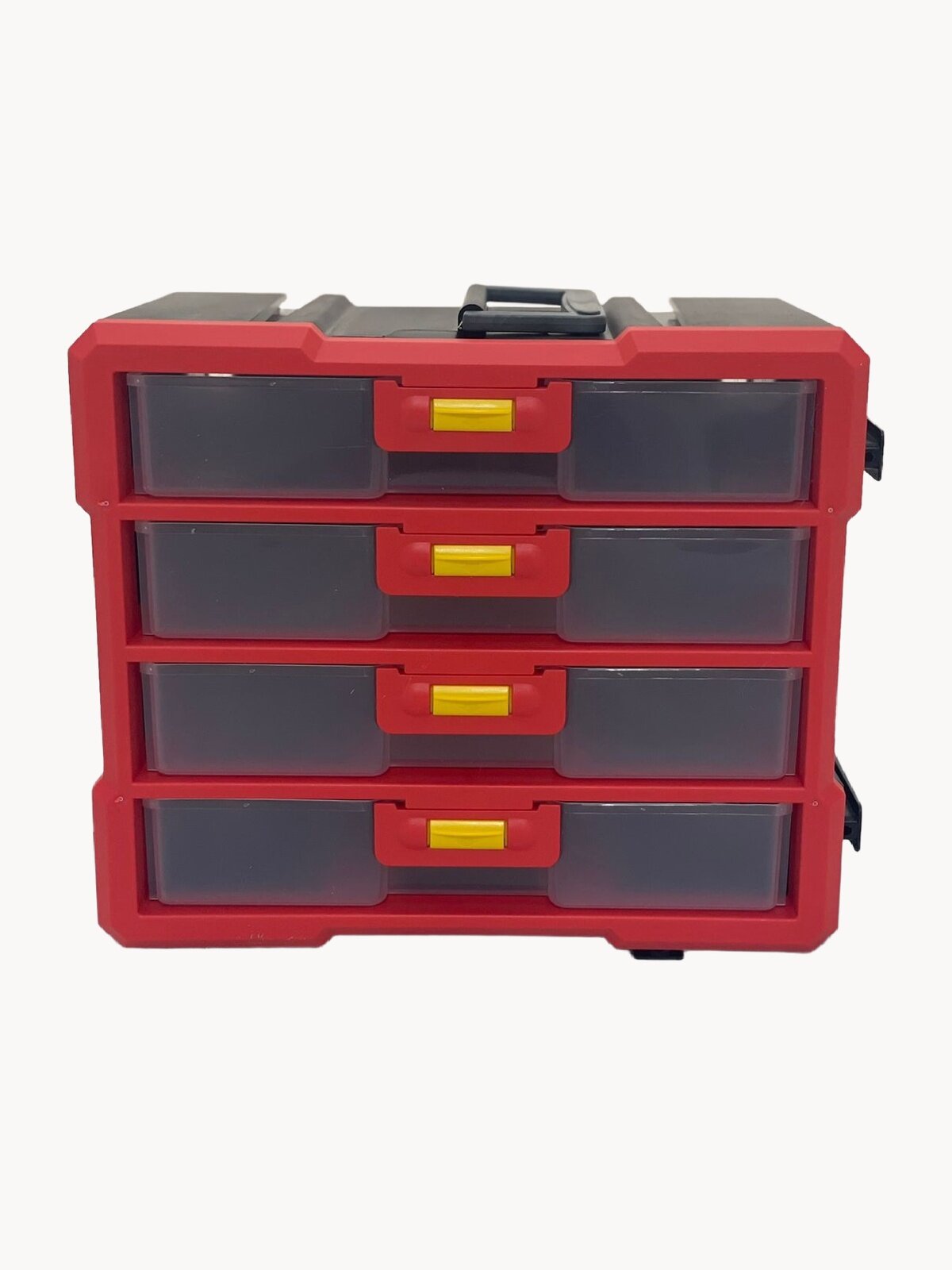 Органайзер для метизов, ящик для инструментов с 4 выдвижными ячейками