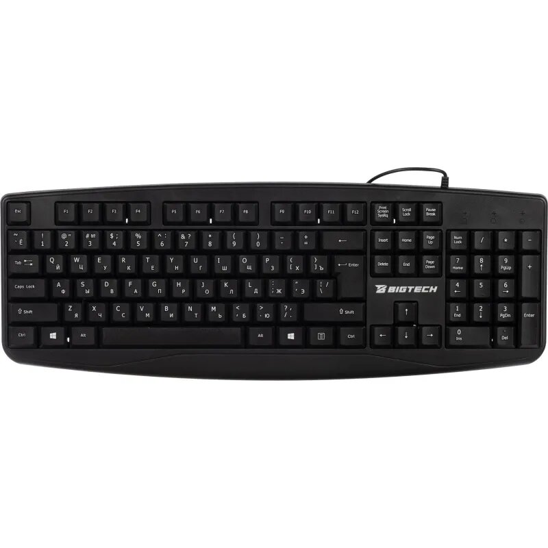 Клавиатура ProMega E-KB721 черная, USB, 104кн