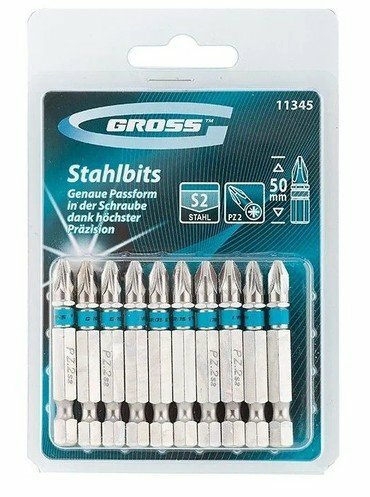 Бита PZ2x50 сталь S2 GROSS