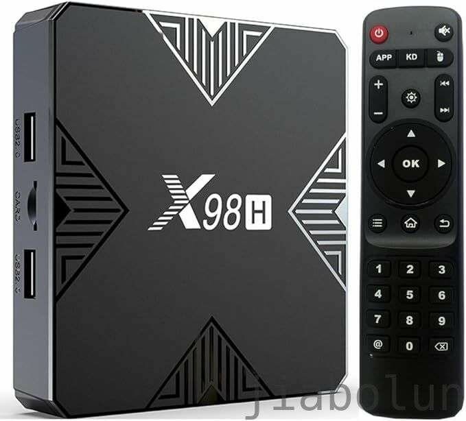 Телевизионная приставка Android Box 12.0 с 2 ГБ ОЗУ 16 ГБ ПЗУ X98H Dual Wi-Fi 2.4G/5.8G, BT 5.0 LAN 100M / H.265/BT/USB2.0 Android Box
