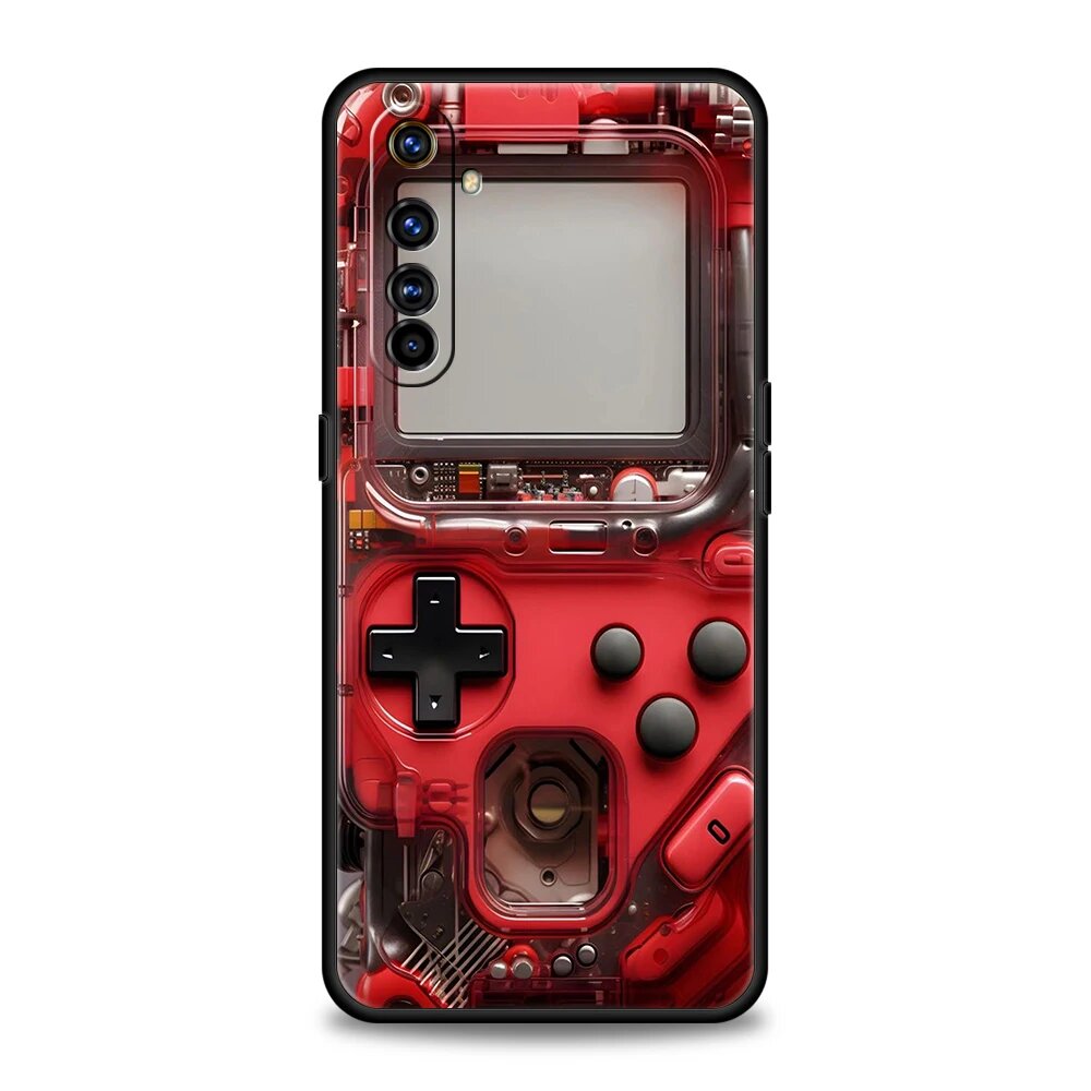 Винтажный джойстик для видеоигр для мальчиков, аксессуары для Realme 8 Красный, a6, for Realme 9 5G