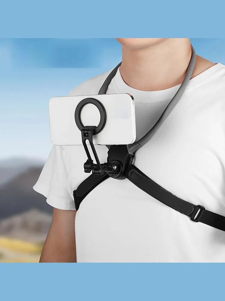 Крепление Для Телефона На Грудь для спорта, прямых трансляций и видеоблогов