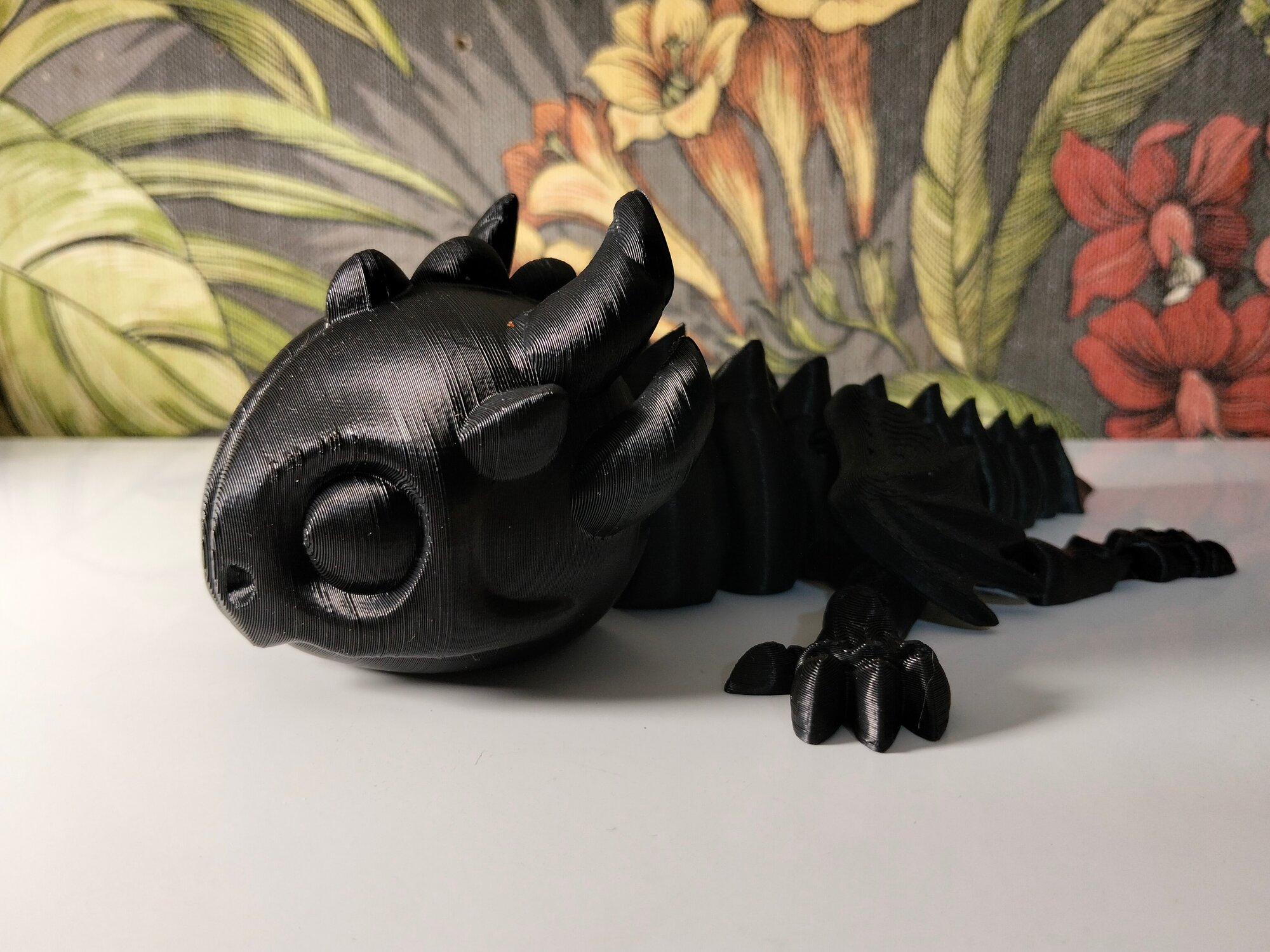 Игрушка "Ночная Фурия", 3D, черная, подвижная, дракон