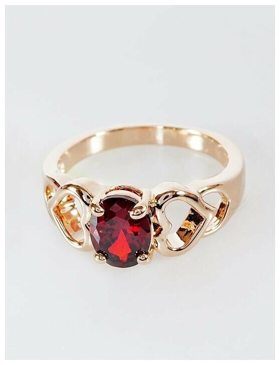 Кольцо, гранат