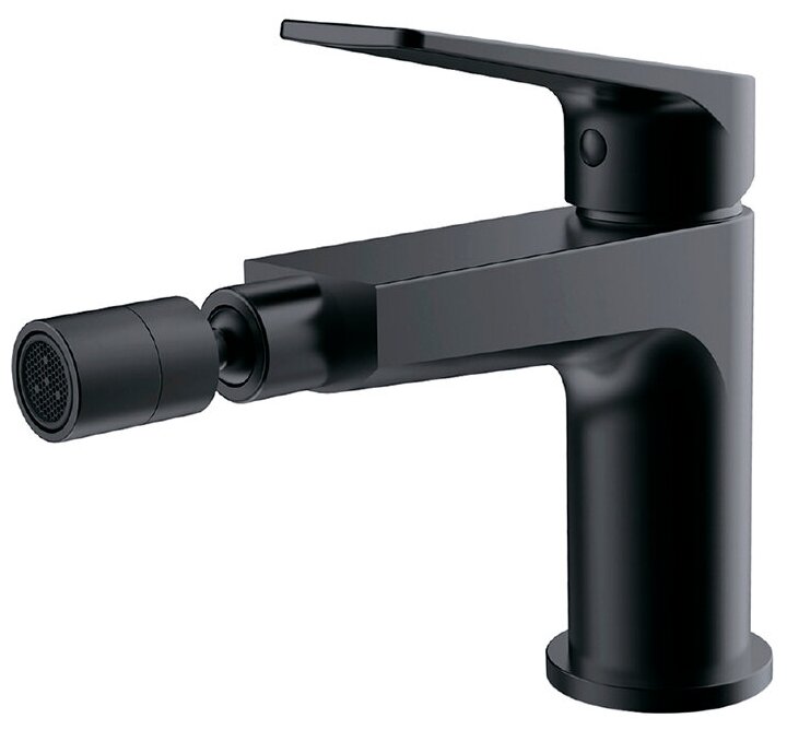 Смеситель для биде с фиксированным изливом Faop A5008-6 латунь, черный