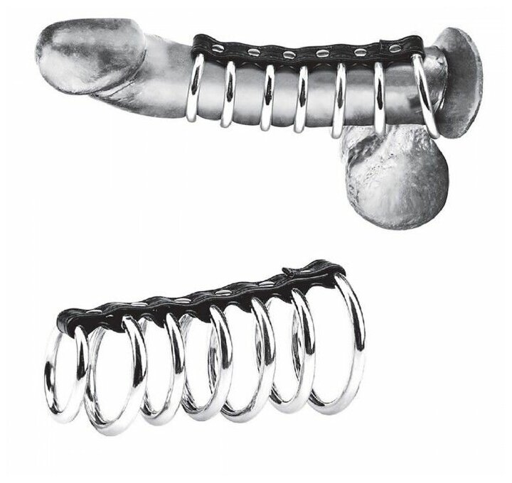 Хомут на пенис из 7 колец 7 Ring Gates Of Hell