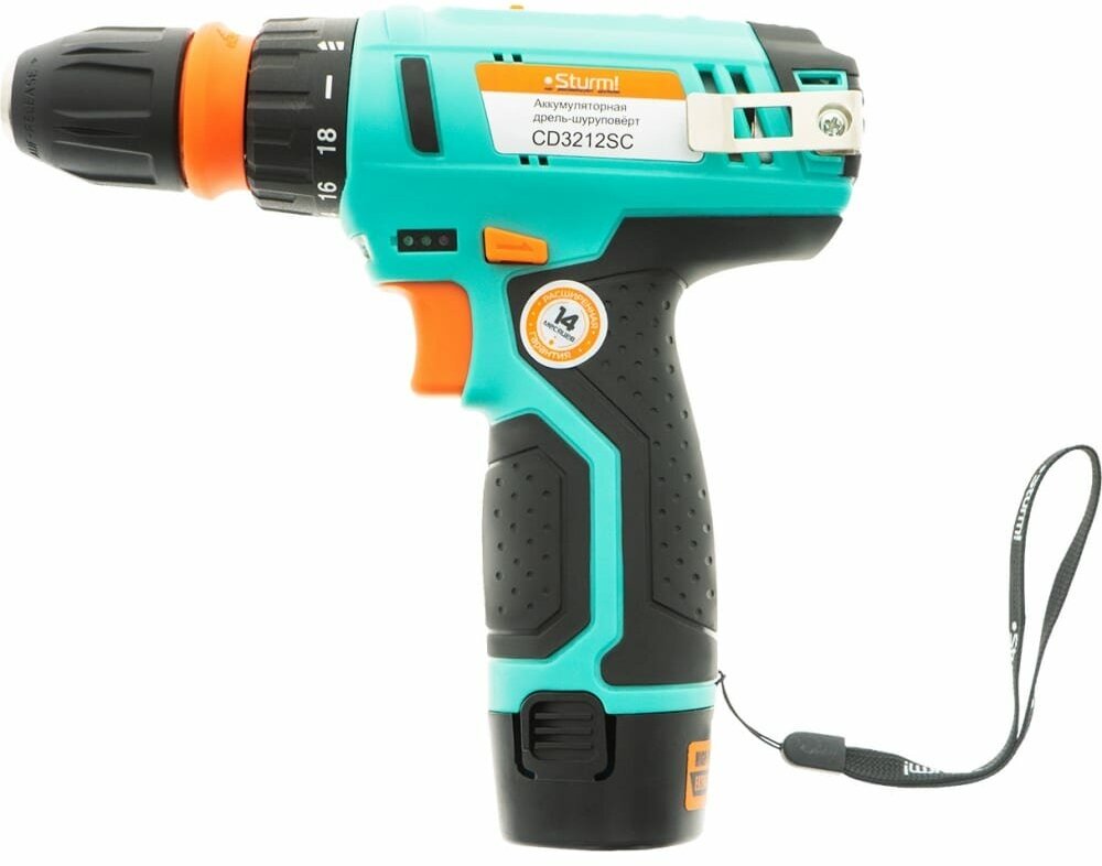Аккумуляторная дрель Sturm CD3212SC