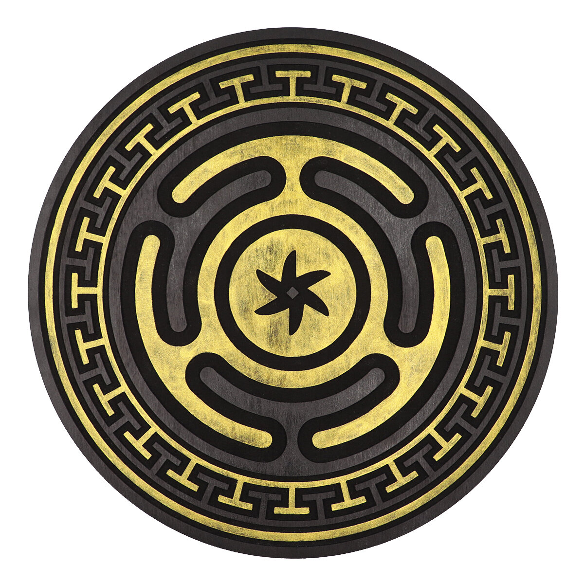 Алтарь для ритуалов SILVARIE "Колесо Гекаты", 24 см, золотой