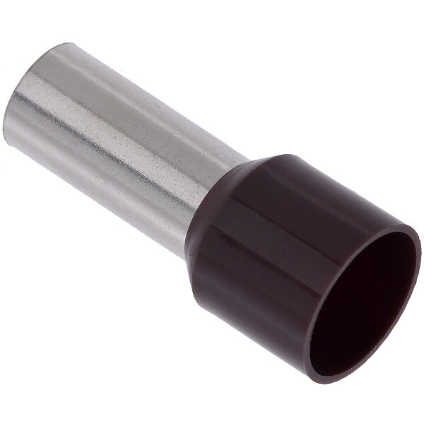 Наконечник НШВИ E25-16 25-16 медный 25мм2 втулочный изолированный на 1 провод, ПВХ (200 шт. в наборе)