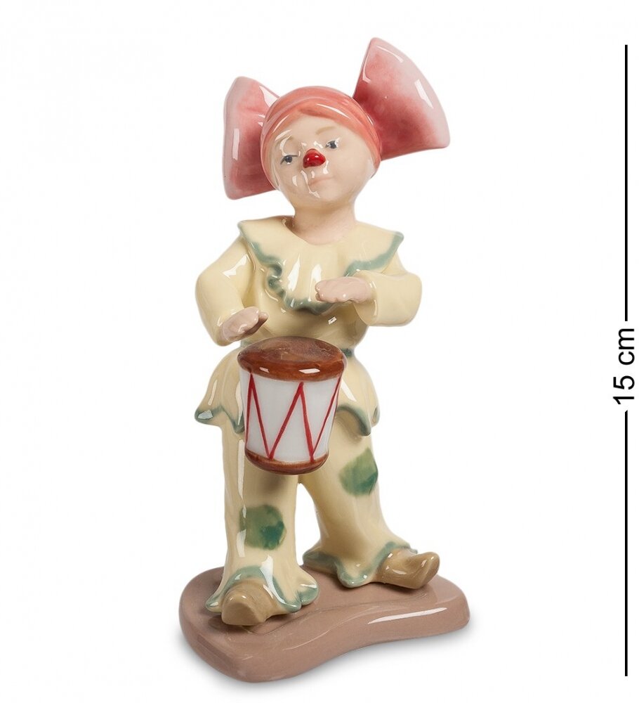 Фигурка "Клоунесса с барабаном" Pavone CMS-23/32