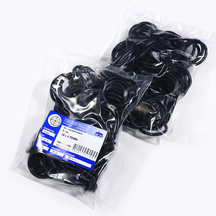 Кольца резиновые уплотнительные (O-ring) 28х4 70NBR (упаковка 100 шт. ±5%)
