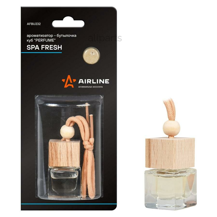 AIRLINE AFBU232 ароматизатор-бутылочка КУБ PERFUME SPA FRESH (AFBU232)